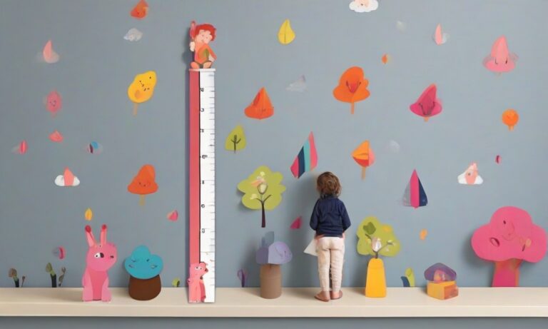 Track Growth with Height Chart Marker Stickers - Gemred