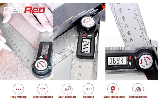 Precision in Every Angle: GemRed 82305 Craftsman Digital Angle Finder